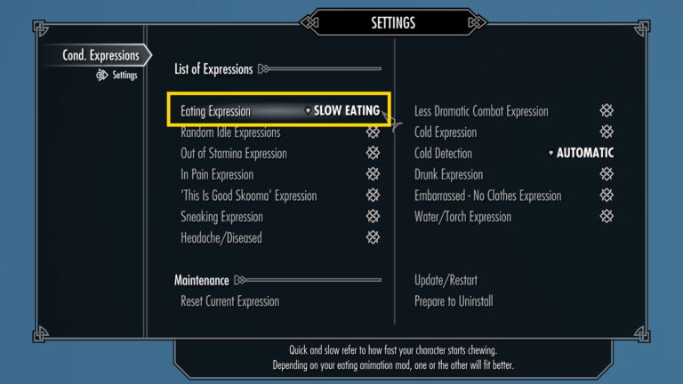 [Skyrim SE / LE]： Conditional Expressions - Subtle Face Animations - もっ ...